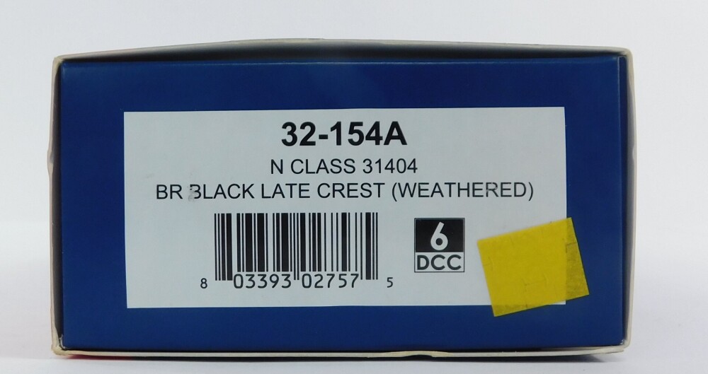 A Bachmann Branch Line OO gauge locomotive N Class 31404, BR black late ...