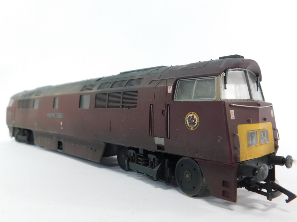 A Heljan OO guage Western Type 4 locomotive, later Class 52, D1040 ...