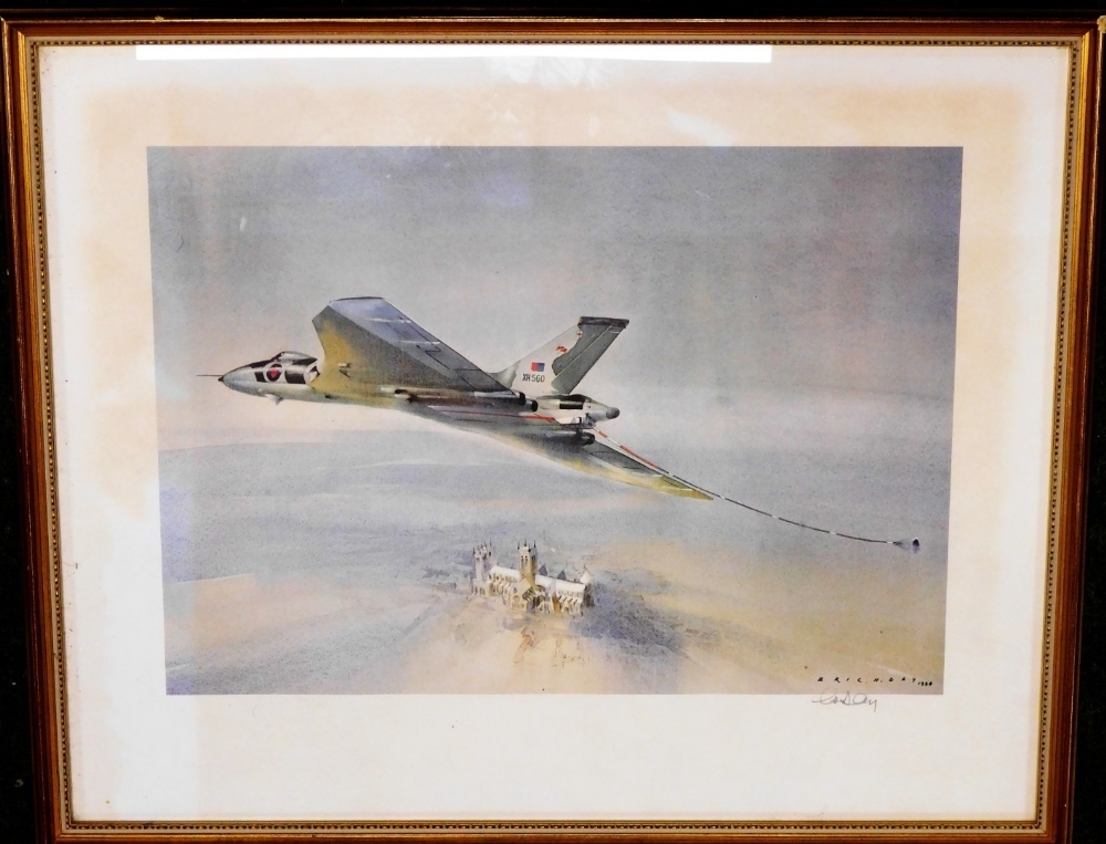 After Eric H Day. Limited edition print of the Auro Vulcan over the ...