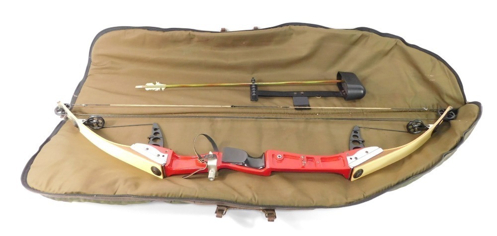 A Jennings Arrowstar MkII bow, in canvas case.Auctioneer Announce ...