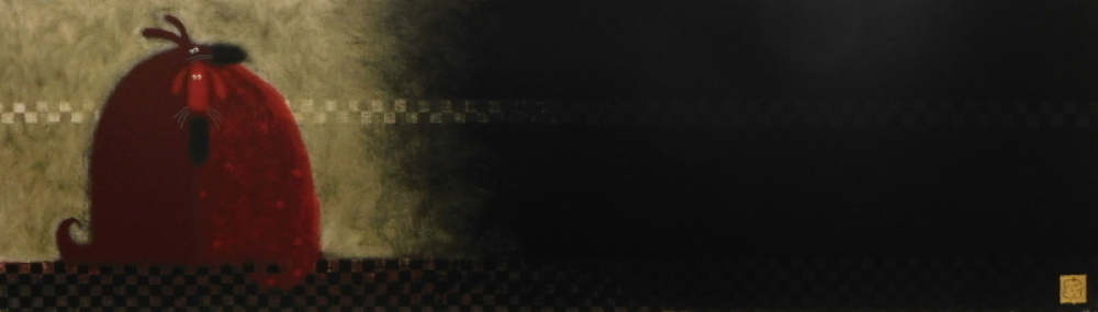 Govinder Nazran (1964-2008). Alfie and Agnes, artist signed and titled ...