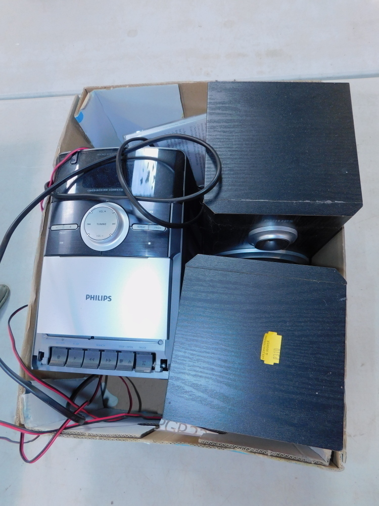 A Philips Hi-Fi system.