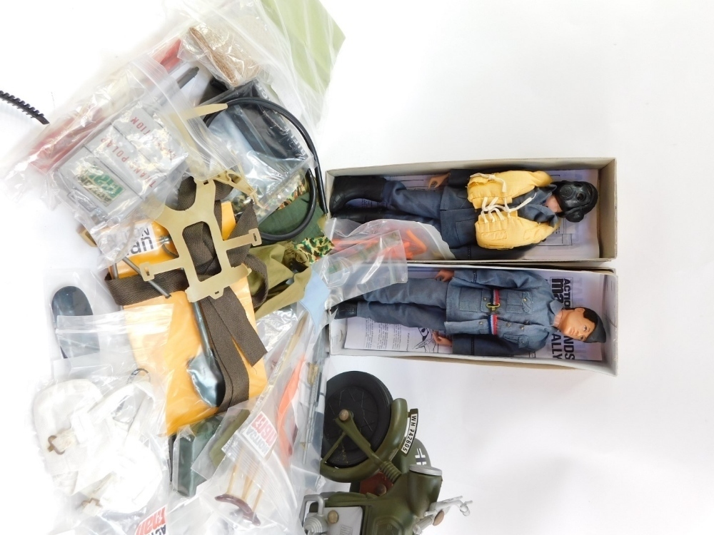 An Action Man figure in RAF uniform, with mask and life jacket, RAF ...