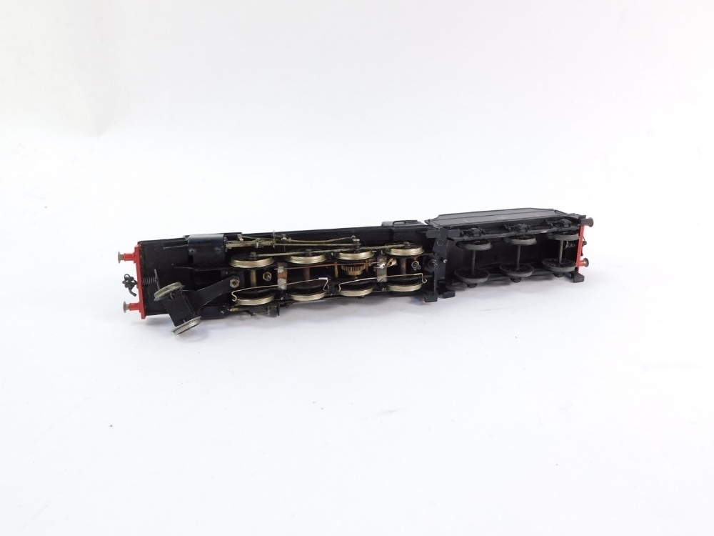 A kit built 00 gauge Fowler Class 7F locomotive, LMS black livery, 2-8 ...