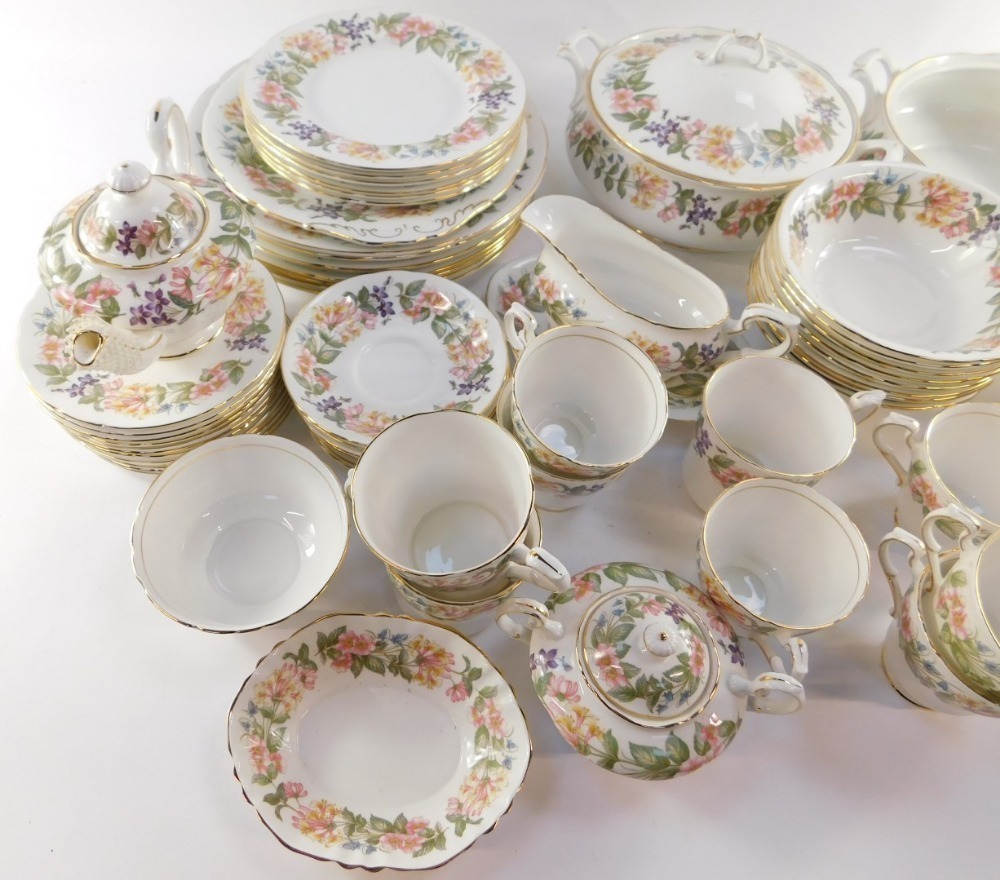 A Paragon porcelain Country Lane pattern part tea and dinner service ...