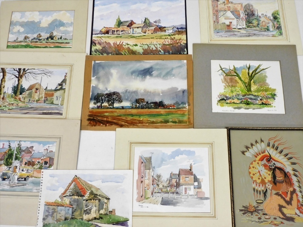 Terry Shelbourne (1930-2020). A group of watercolours of various ...