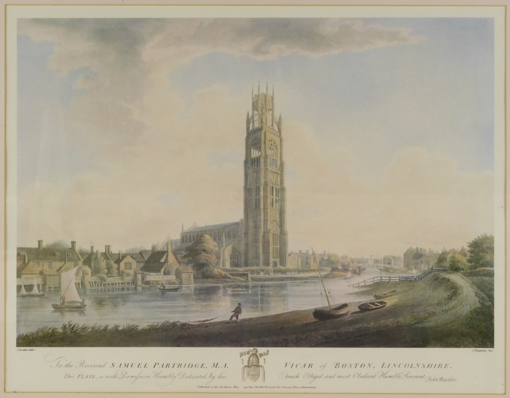 After John Buckler (British, 1770-1851). Boston with a view of The ...