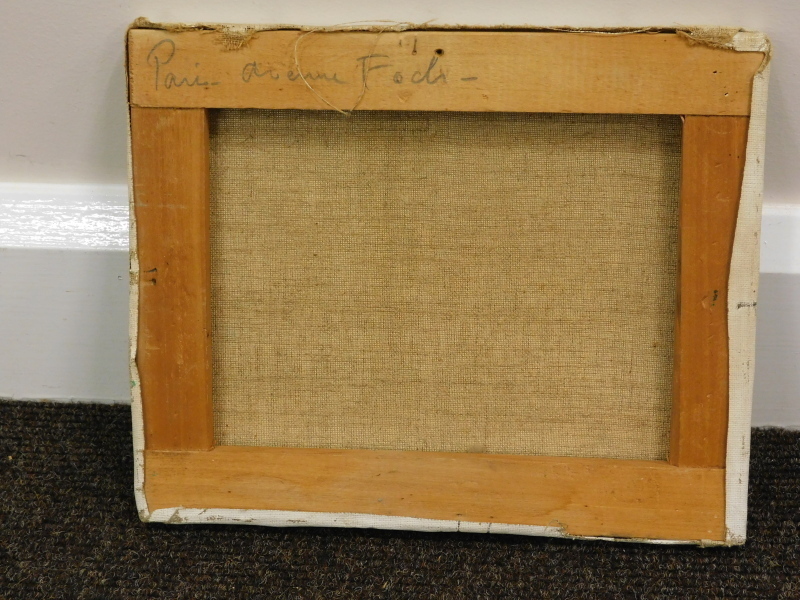 •Maurice Barle (1903-1961). Paris, oil on canvas, signed, 22cm x 27cm.