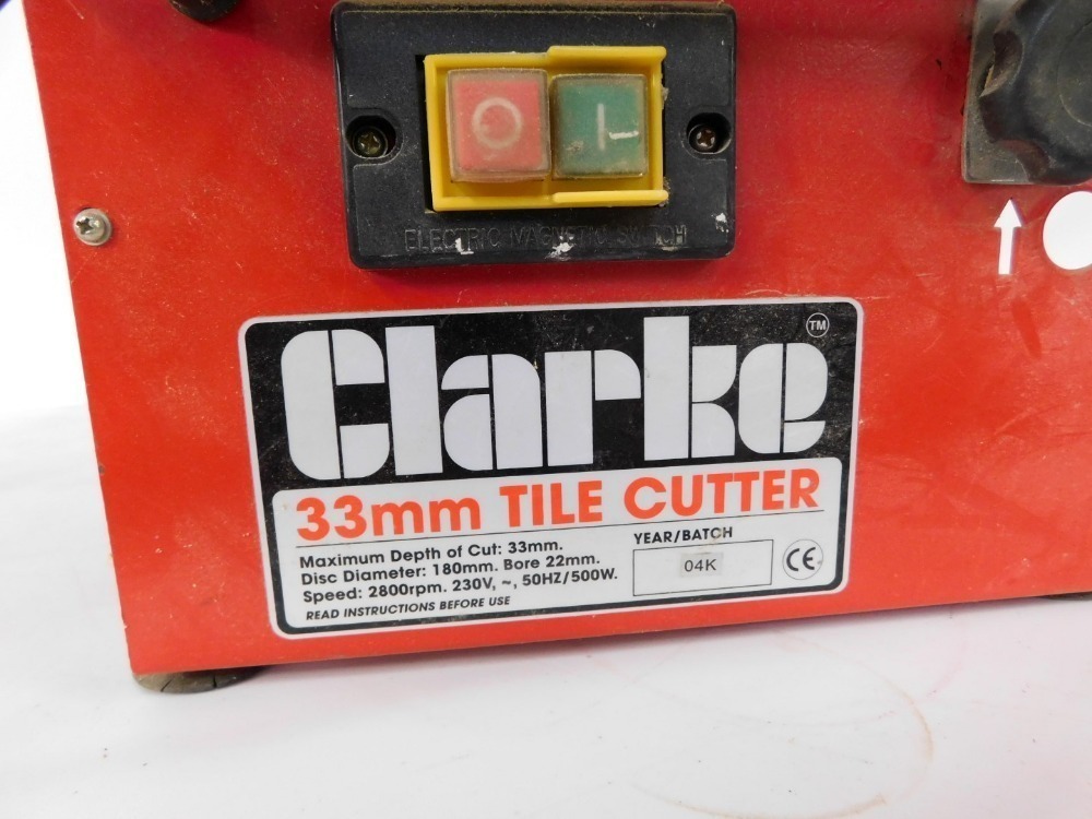 Clarke tile cutter store