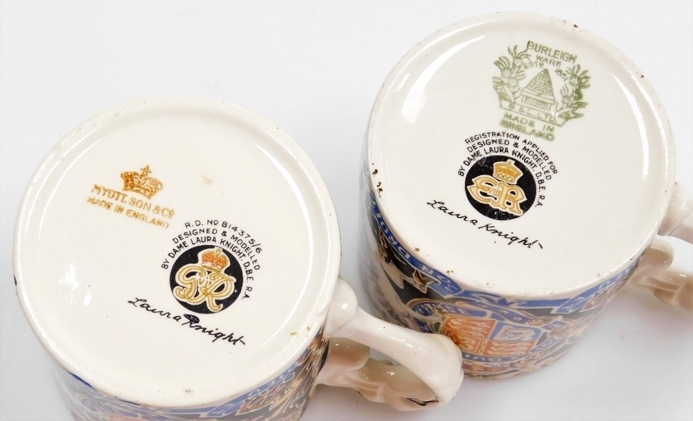 A Myott and Son commemorative mug designed by Laura Knight, to ...