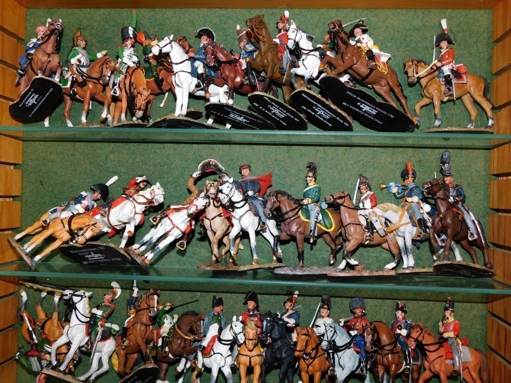 Del Prado hand painted diecast figures, including Russian Guard Cavalry ...