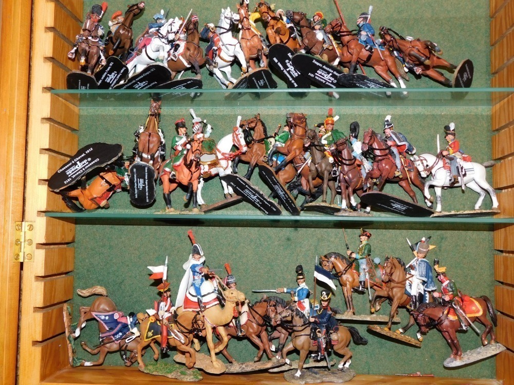 Del Prado hand painted diecast figures, including Russian Guard Cavalry ...