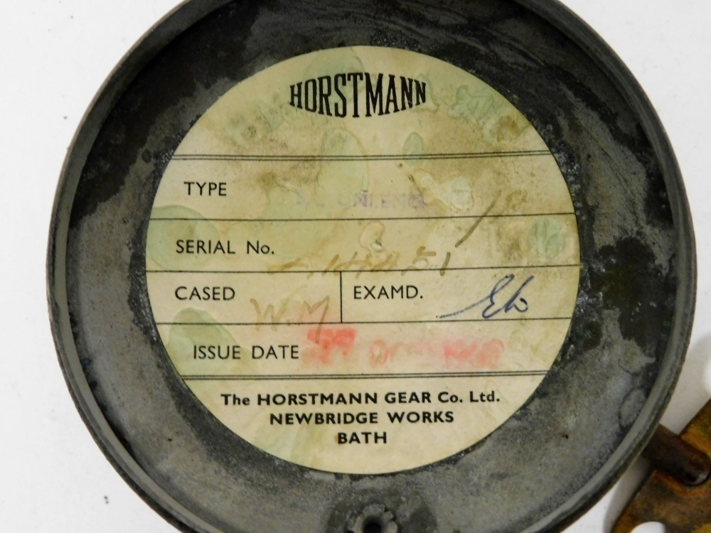 A Horstmann vintage timer switch, in a galvanized metal case, with key ...