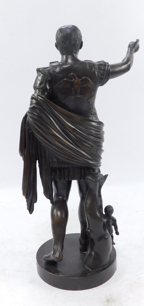 After The Antique. A bronze figure of 'Augustus of Prima Porta' The ...