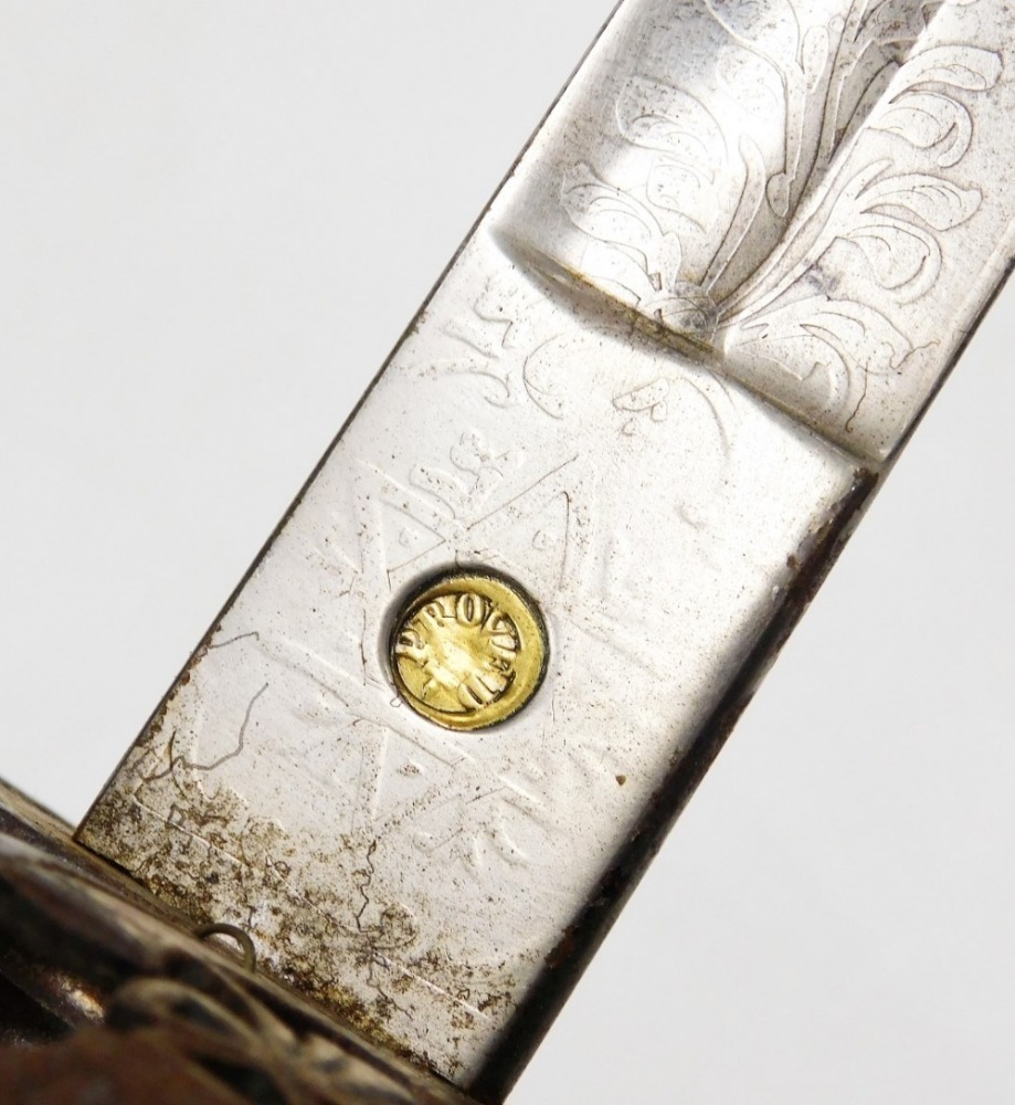 A Victorian 1827 pattern Rifle Officer's presentation sword, possibly ...