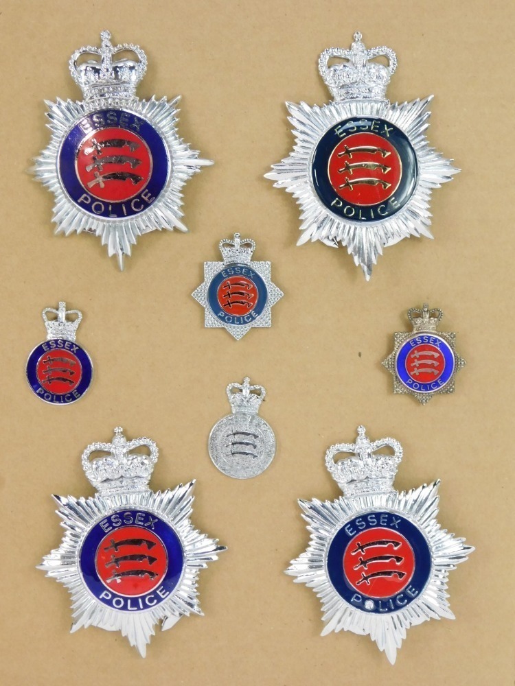 A group of police badges, to include The Metropolitan Police, Traffic ...