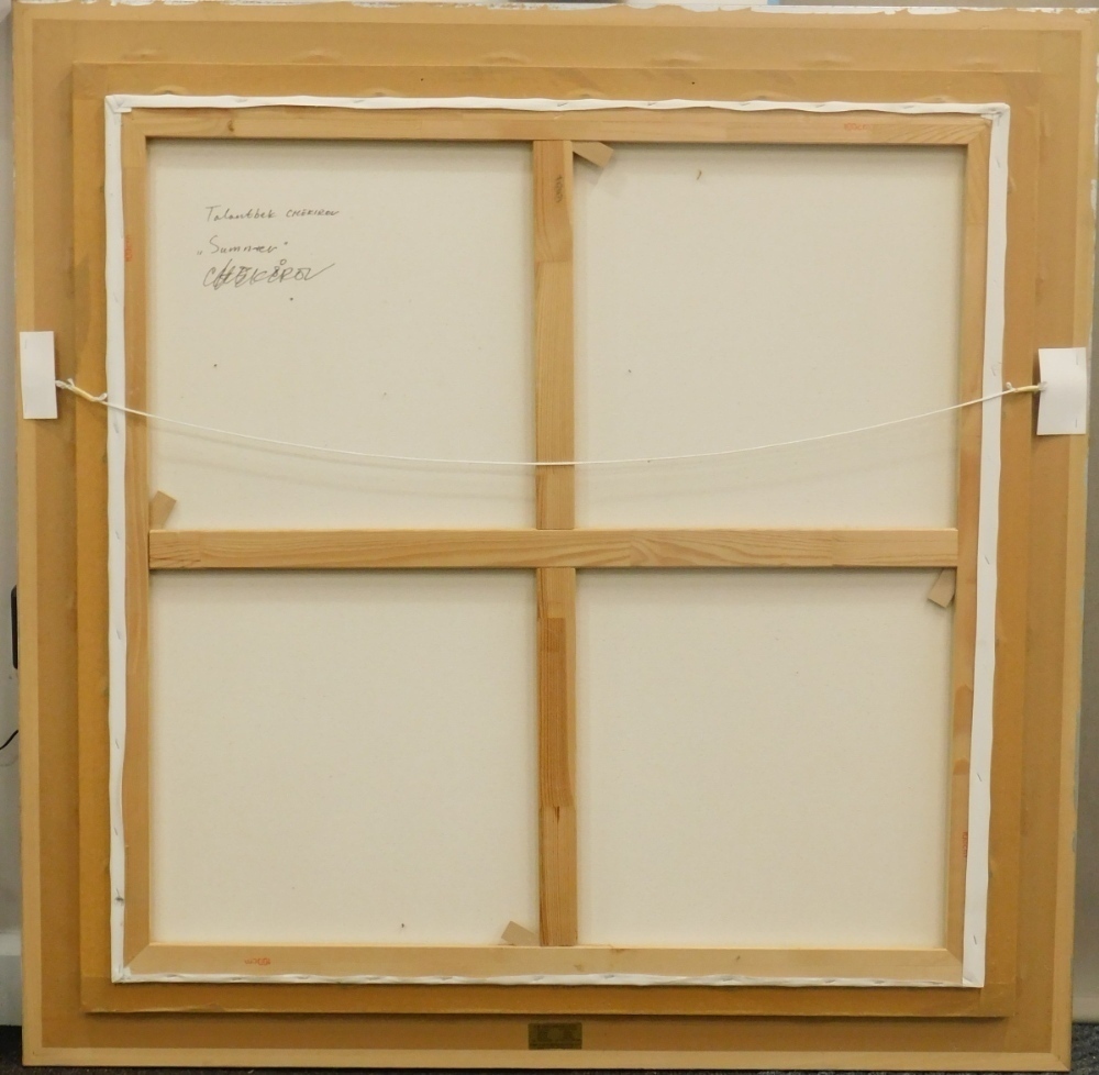 Talantbek Chekirov (b.1971). Summer, oil on canvas, signed, with ...