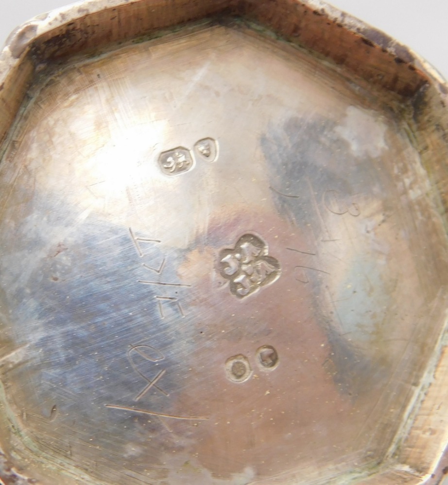 Various Studio pottery and glassware, etc., an opalescent Ditchfield ...