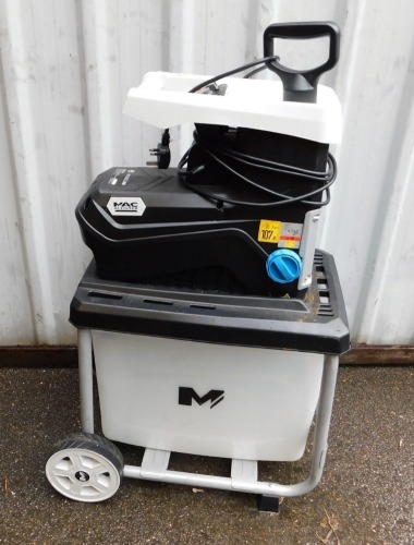 A Mac Allister electric shredder, MSHP2800D/2.