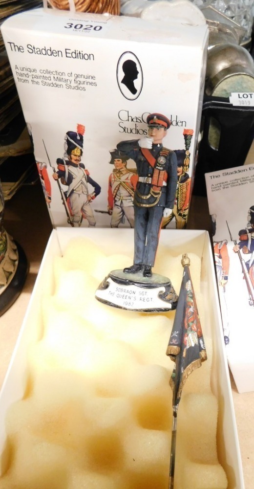 Various Stadden Edition hand painted military figures. (2 boxes)