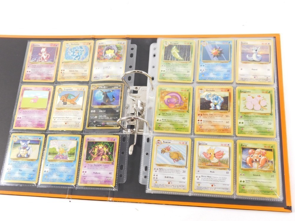 A collection of original Pokemon cards, various types to include ...